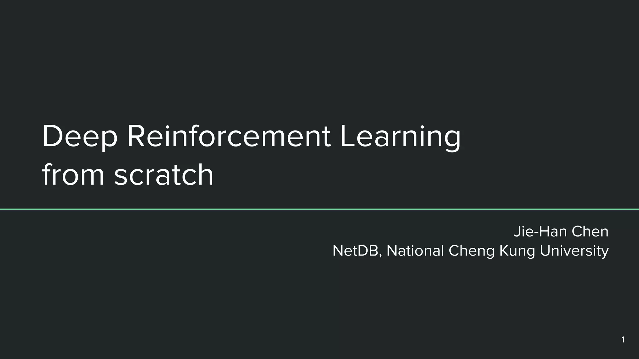 Deep reinforcement learning from scratch | PDF