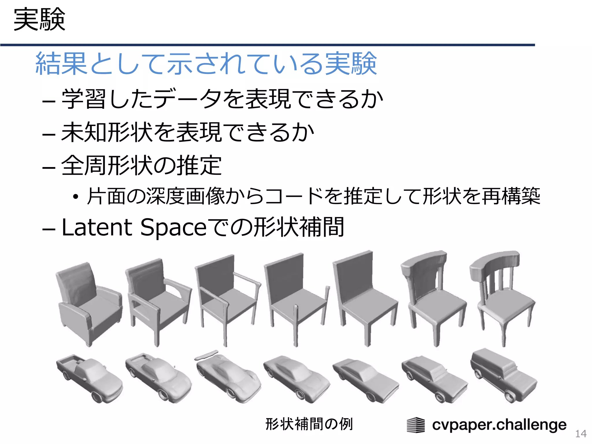 【CVPR 2019】DeepSDF: Learning Continuous Signed Distance Functions for ...