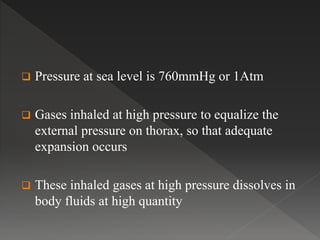 Deep sea diving and physiological response to high barometric pressure ...