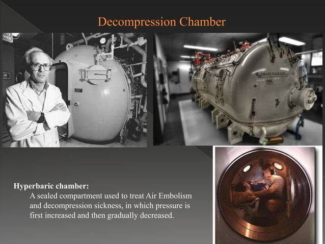 Deep sea diving and physiological response to high barometric pressure