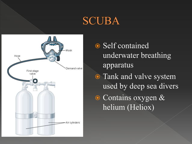 Deep sea diving and physiological response to high barometric pressure