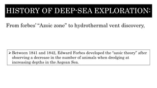 Deep sea ecosystem | PPTX