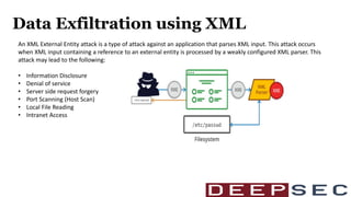 DNS Exfiltration and Out-of-bound attacks | PPTX