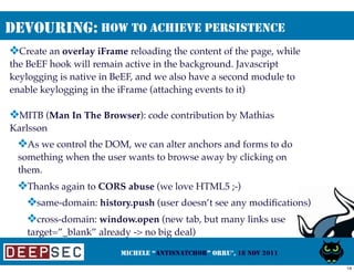 DeepSec2011_GroundBeEF | PPT