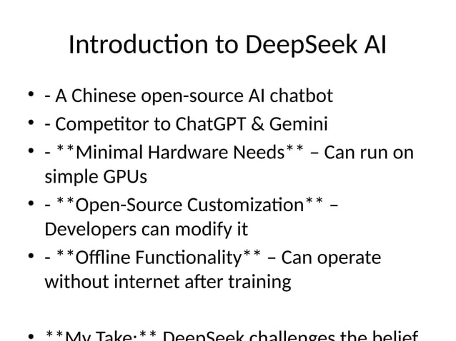DeepSeek_AI_Impact in English PRESENTATION | PPTX