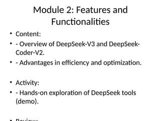 Introduction To DeepSeek Training Slides.pptx