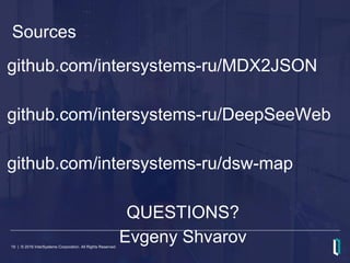 DeepSee Web: Angular Render for InterSystems DeepSee Dashboards | PPT