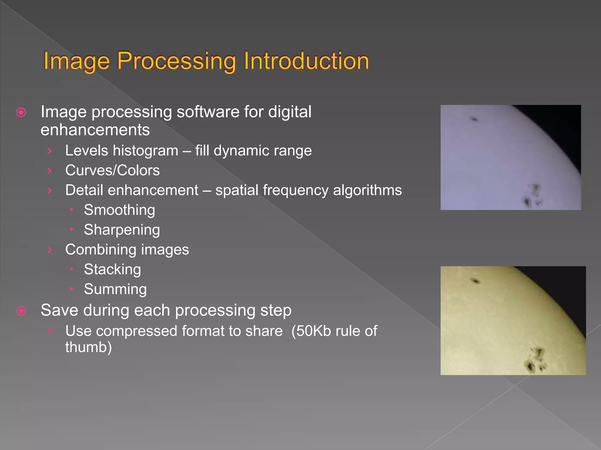 Deep sky astrophotography by naatchammai rm ece | PPSX