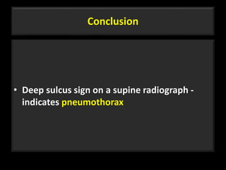 Deep sulcus sign fallen lung sign-ct angiogram sign-flat-waist sign | PPT