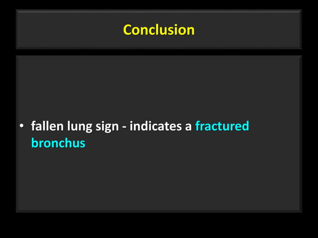 Deep sulcus sign fallen lung sign-ct angiogram sign-flat-waist sign ...