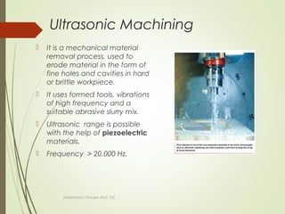 Ultra sonic Machining | POT