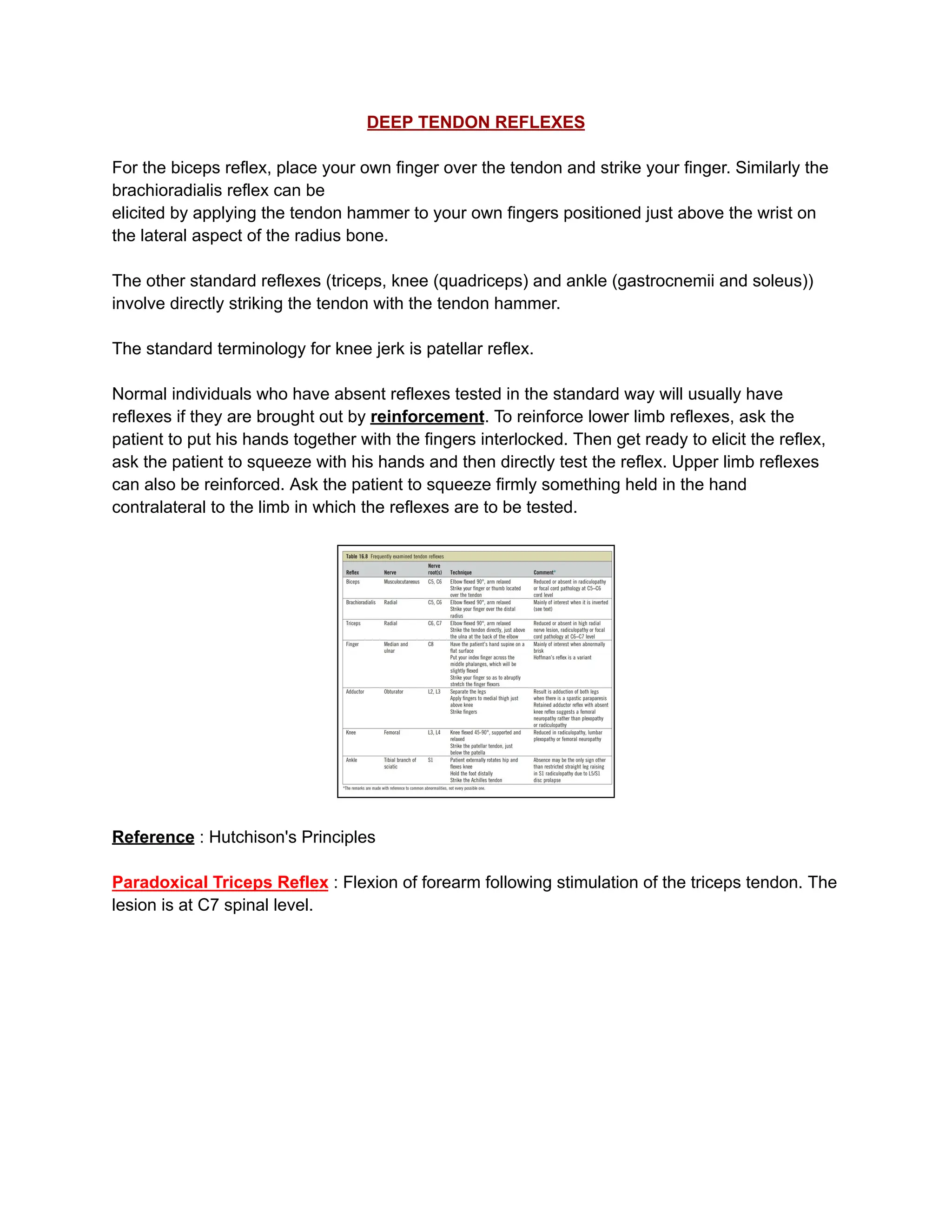 Deep Tendon Reflexes - Some important points.pdf