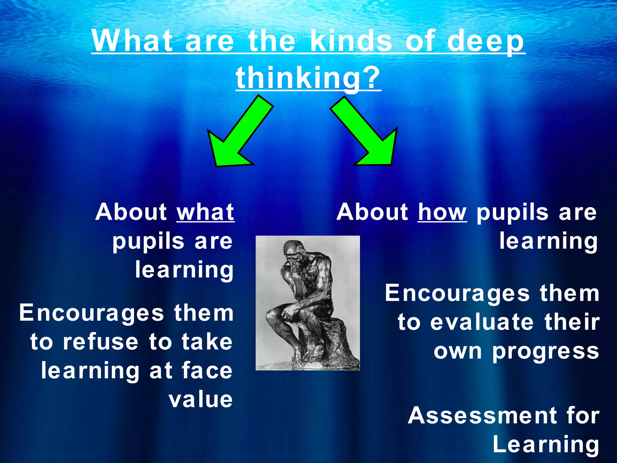 Deep thinking briefing | PPT