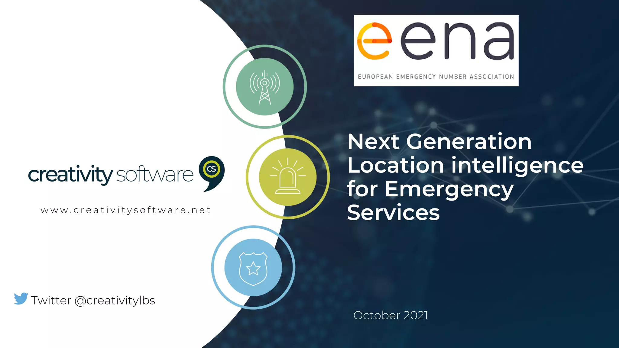EENA 2021: Location in Next Generation Emergency Communications (2/3 ...