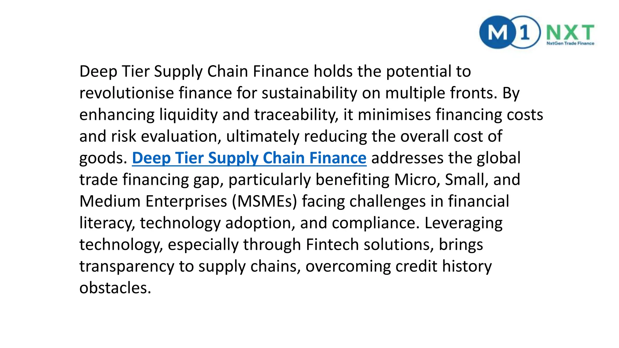 Deep Tier Supply Chains- Revolutionize Finance for Sustainability.pptx