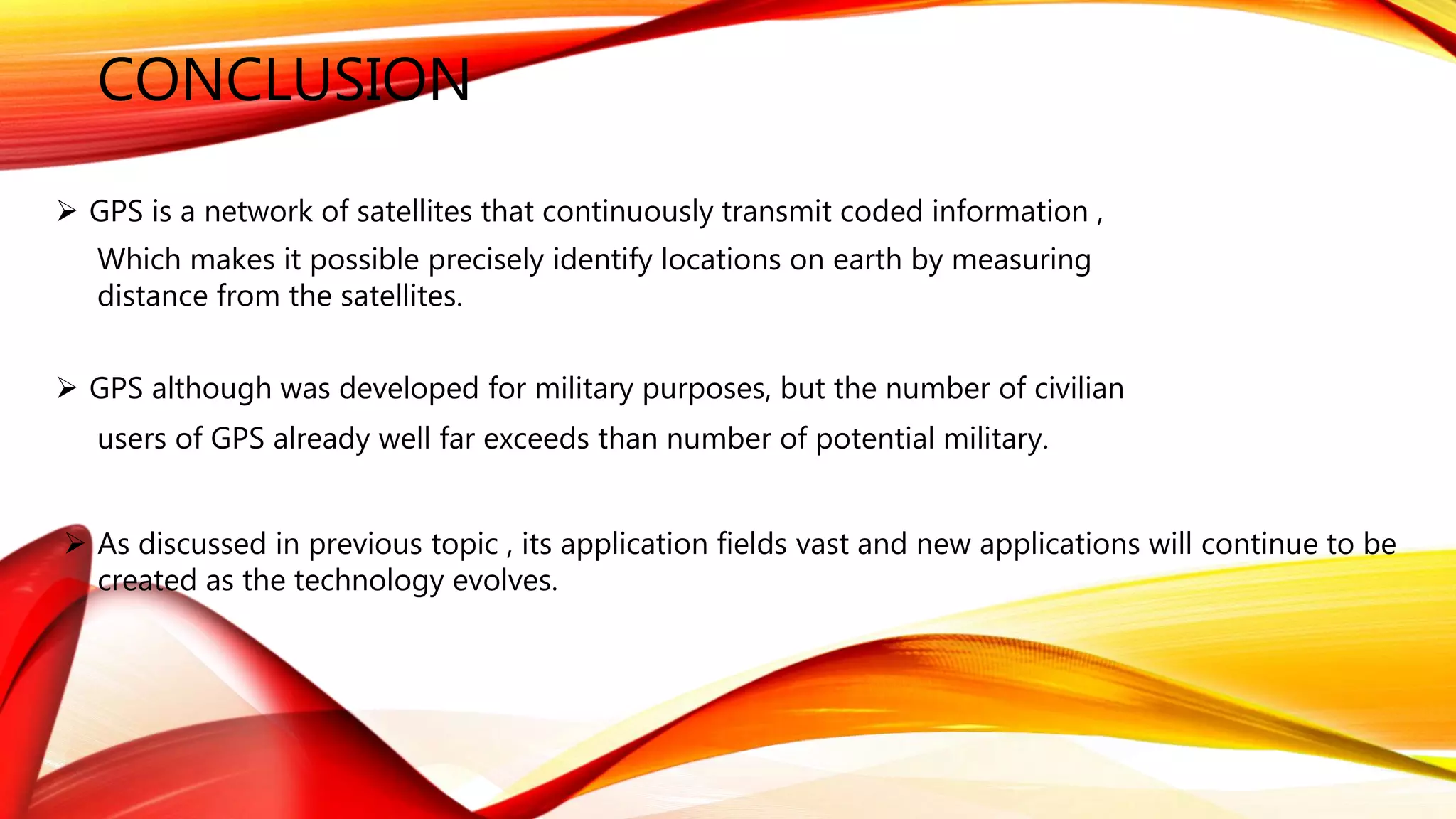 G.P.S. (global positioning system) | PPTX