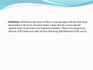 Deep transverse arrest | PPTX