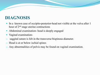 Deep transverse arrest | PPTX