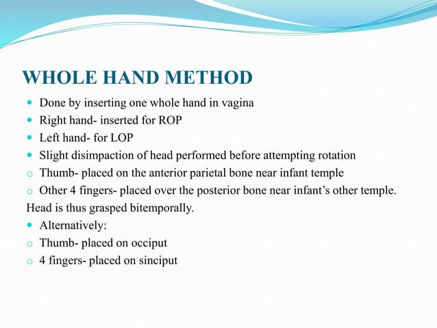 Deep transverse arrest | PPTX | Pregnancy | Reproductive Health