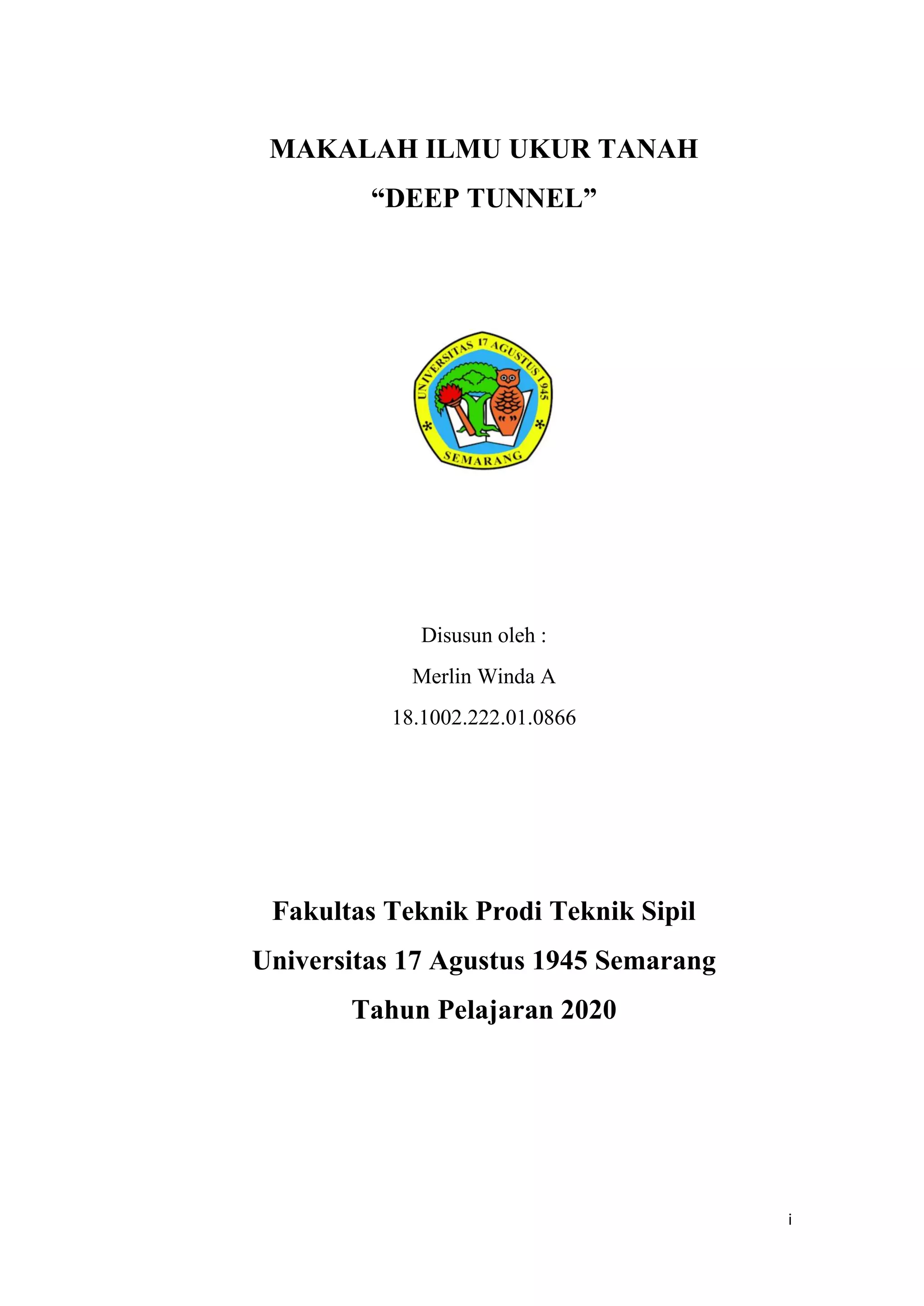 Deep tunnel | PDF