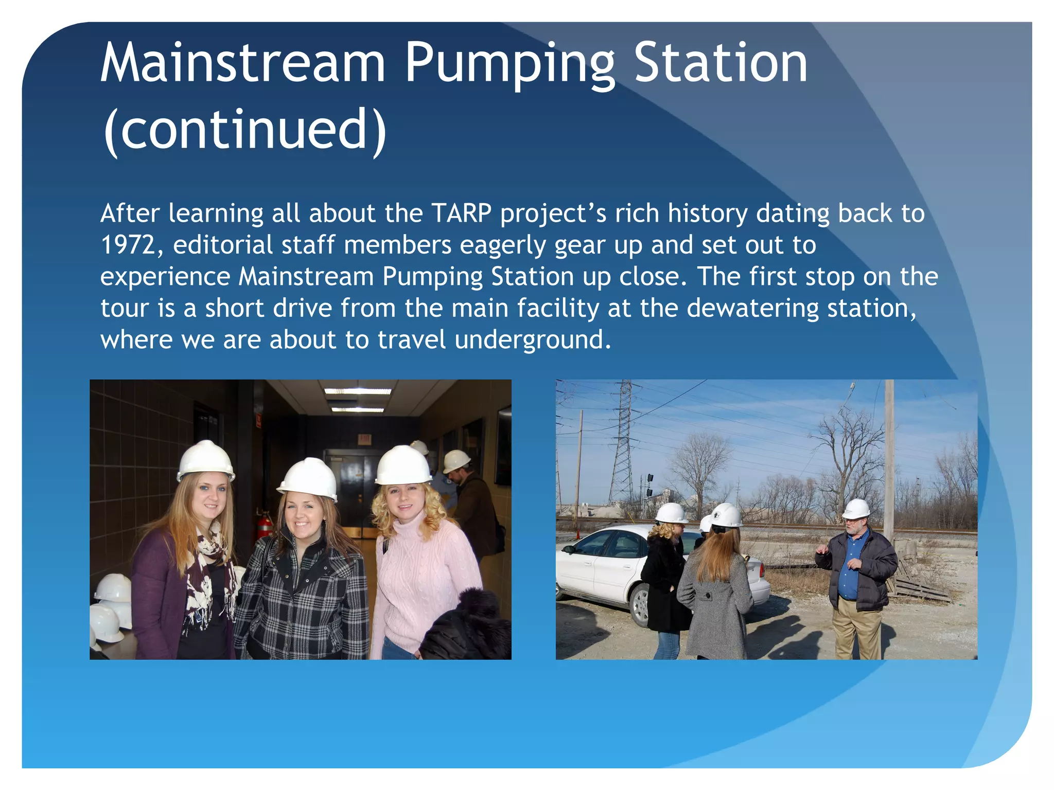 Chicago Mainstream Pumping Station Tour | PPT