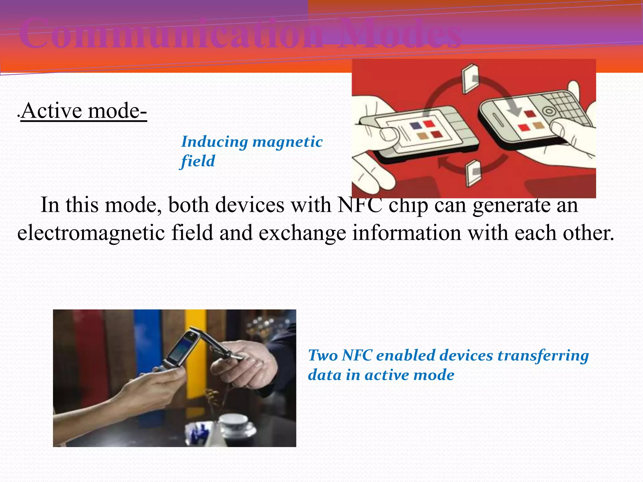 Near Field Communication Nfc Architecture And Operating Modes Pptx