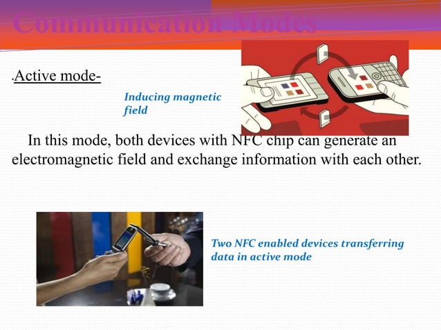 Near Field Communication (NFC Architecture and Operating Modes) | PPTX ...