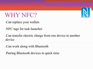 Near Field Communication (NFC Architecture and Operating Modes) | PPTX