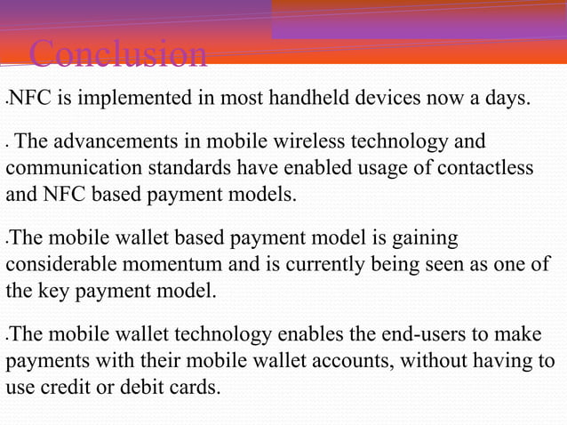 Near Field Communication (NFC Architecture and Operating Modes) | PPTX | Email | Internet