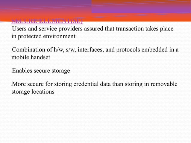 Near Field Communication (NFC Architecture and Operating Modes) | PPTX | Email | Internet