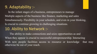 ENTREPRENEURSHIP DEVELOPMENT PROGRAMME | PPT