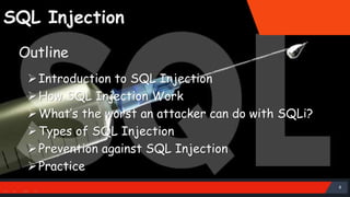 Deep understanding on Cross-Site Scripting and SQL Injection | PPT ...