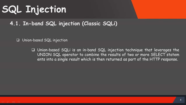 Deep understanding on Cross-Site Scripting and SQL Injection | PPT ...