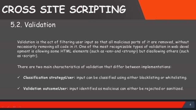 Deep Understanding On Cross Site Scripting And Sql Injection