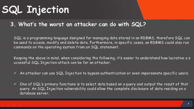 Deep Understanding On Cross Site Scripting And Sql Injection