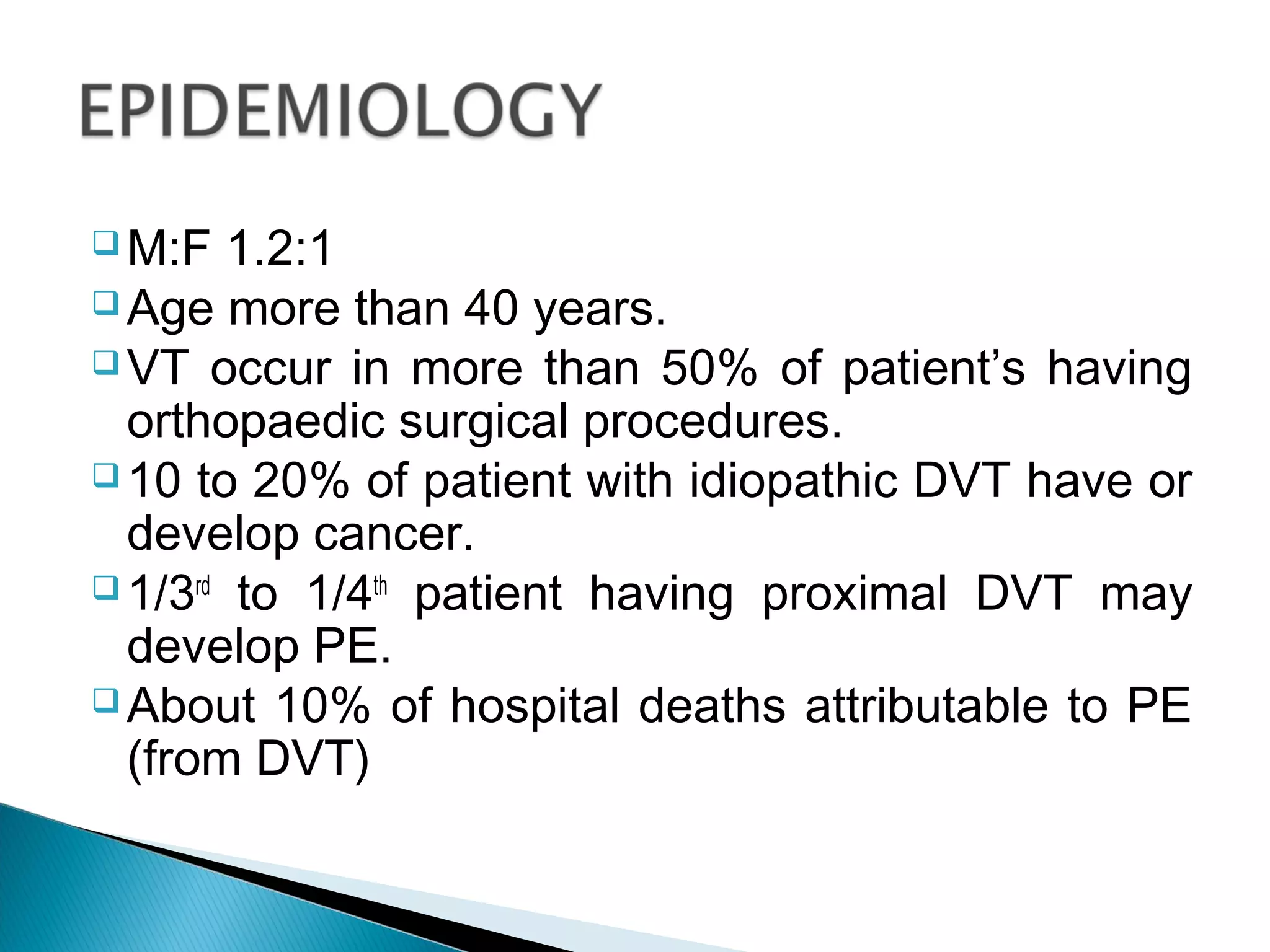 Deep vein thrombosis | PPT