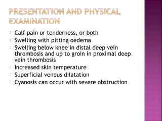 Deep vein thrombosis | PPT