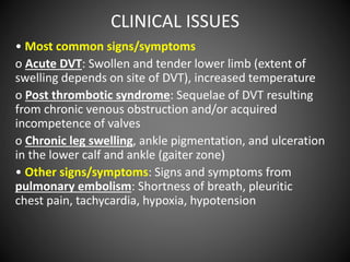 Deep vein thrombosis | PPTX
