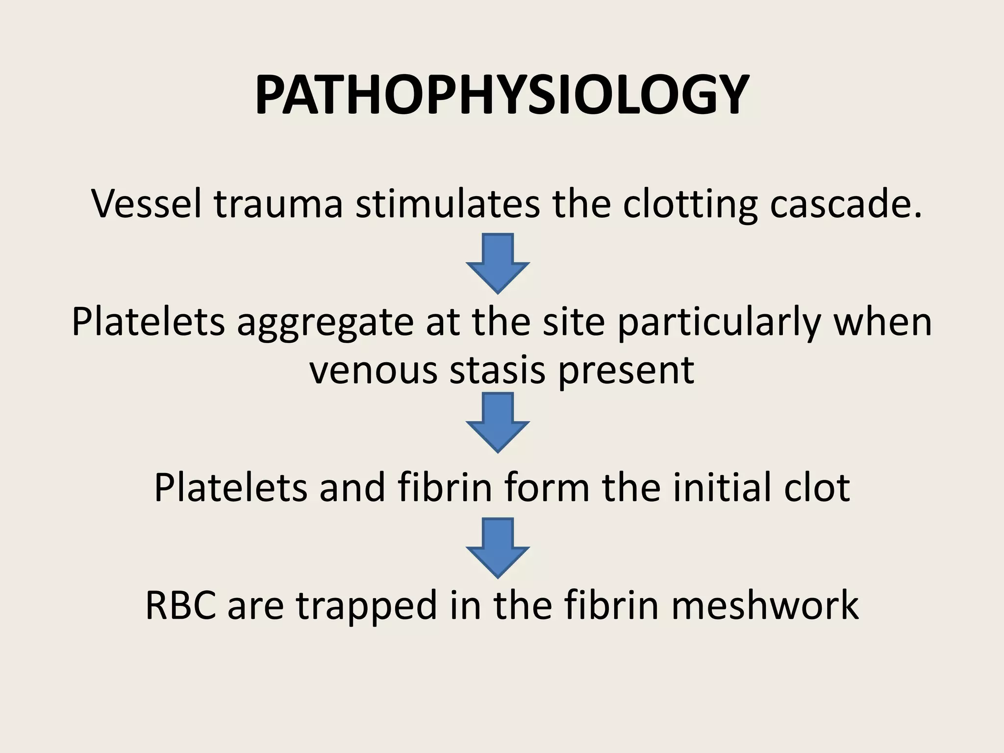 Deep vein thrombosis | PPTX