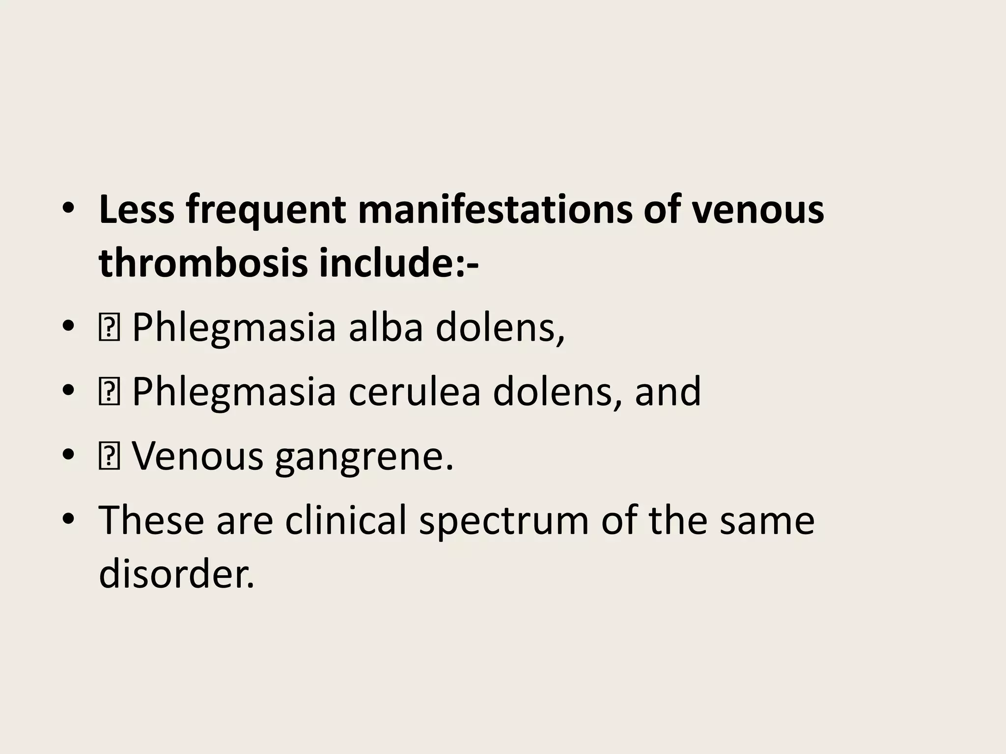 Deep vein thrombosis | PPTX