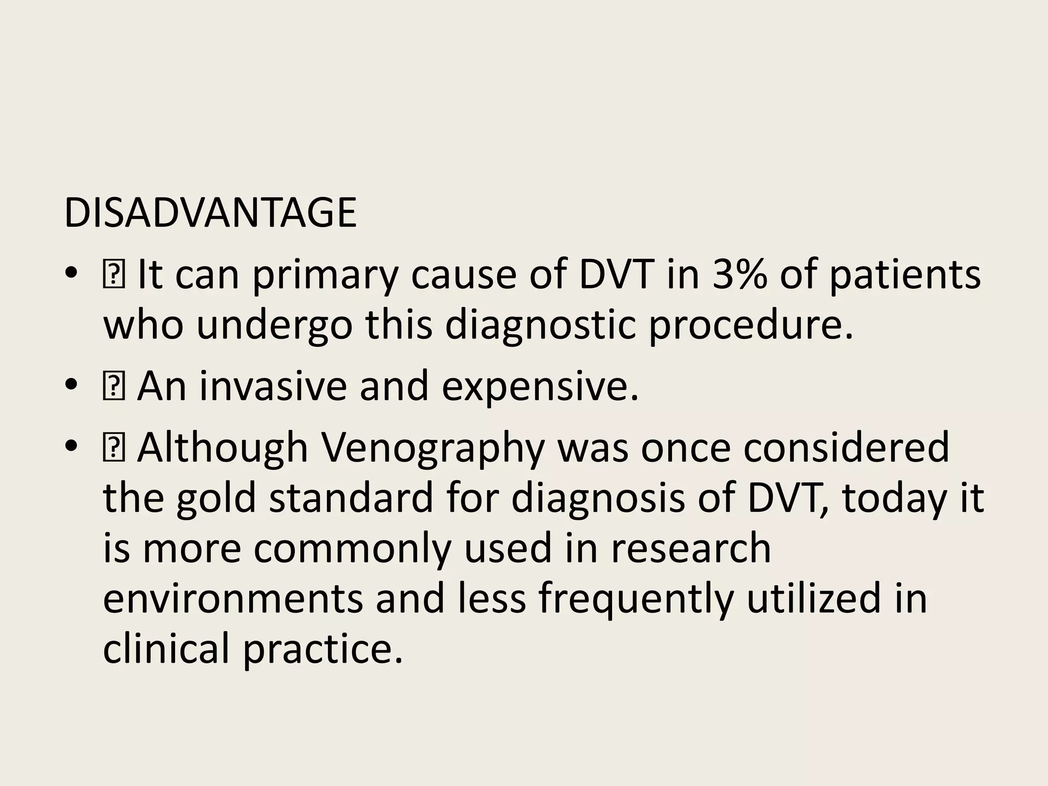 Deep vein thrombosis | PPTX
