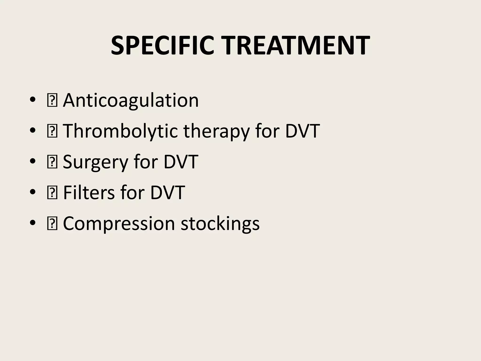 Deep vein thrombosis | PPTX