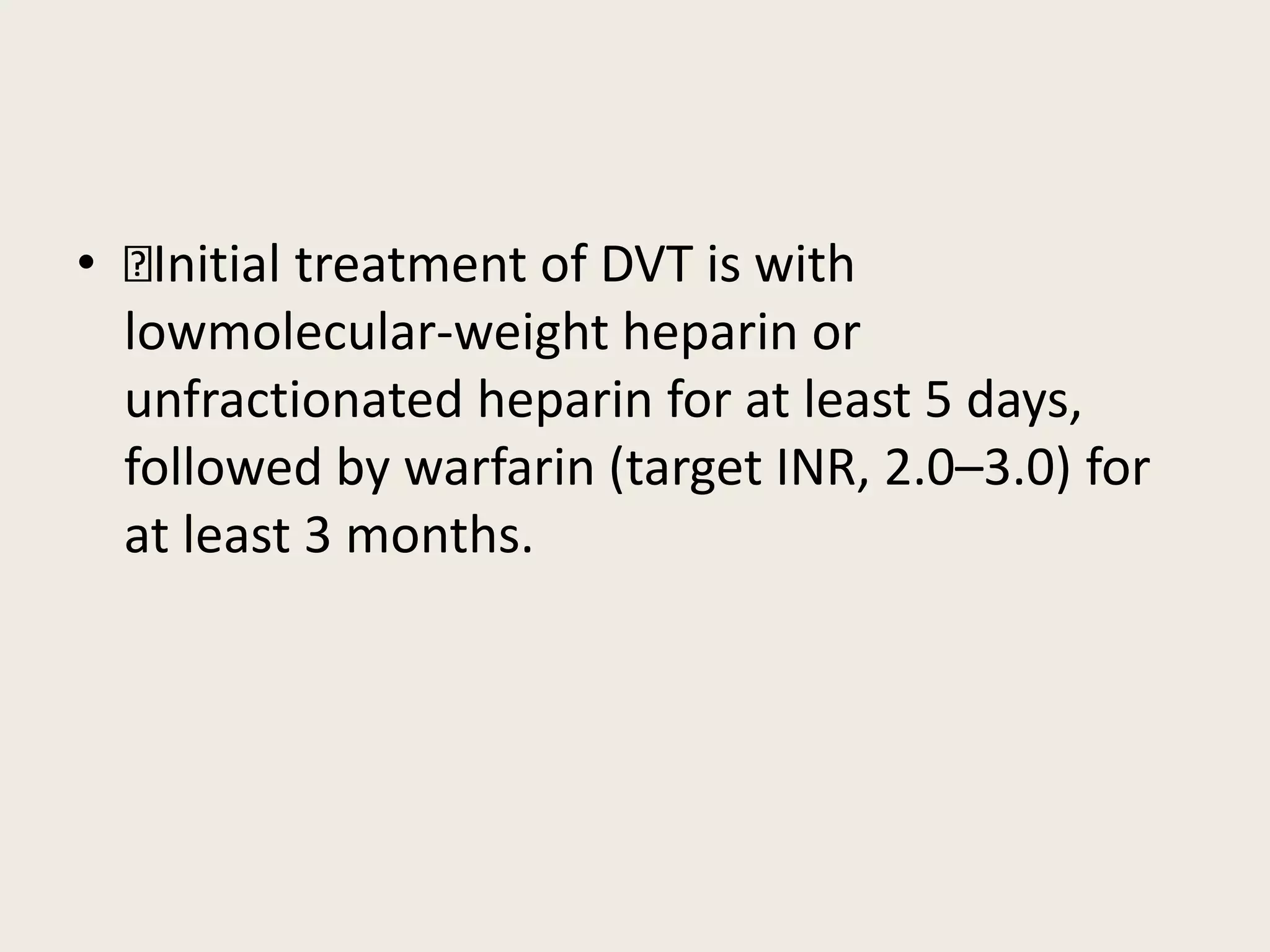 Deep vein thrombosis | PPTX
