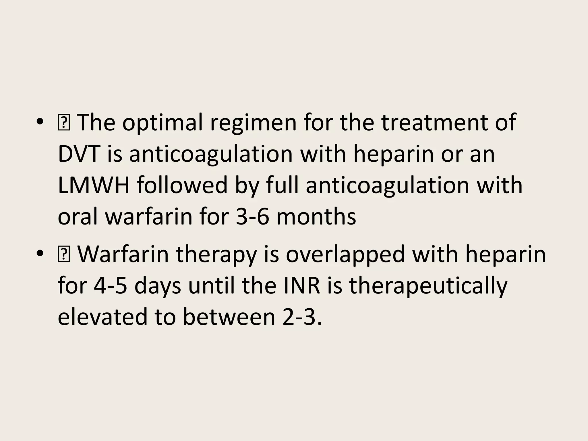 Deep vein thrombosis | PPTX