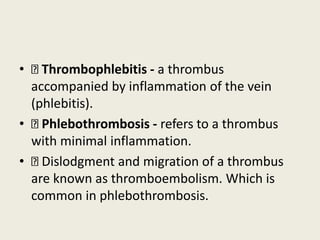 Deep vein thrombosis | PPTX