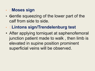 Deep vein thrombosis | PPTX