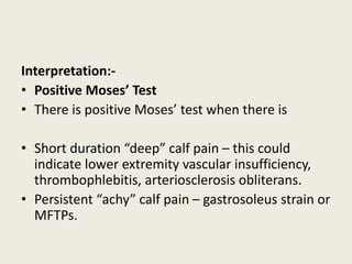 Deep vein thrombosis | PPTX