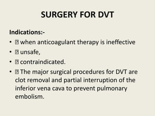 Deep vein thrombosis | PPTX