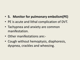 Deep vein thrombosis | PPTX