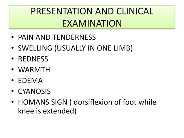 Deep vein thrombosis (DVT) | PPTX | Blood Disorders | Diseases and ...